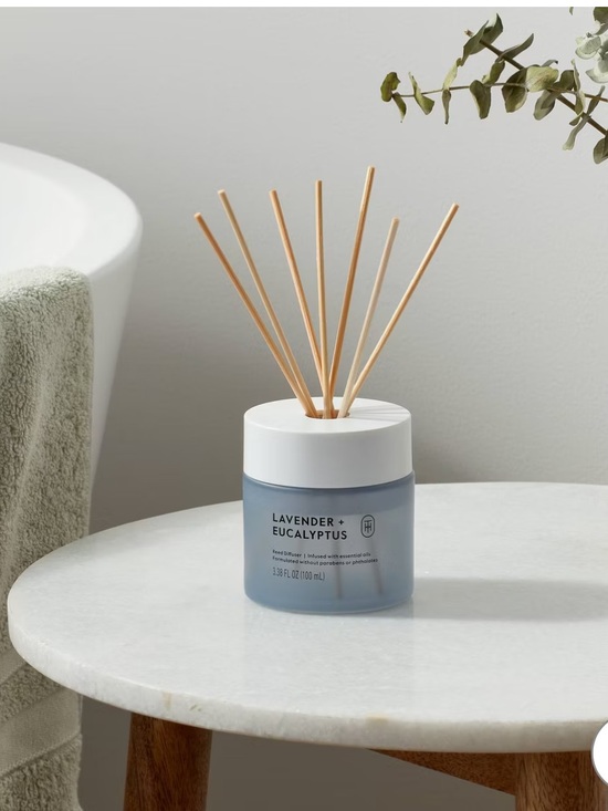 Target | Accents | Glass Reed Diffuser Lavender And Eucalyptus 338 Fl ...